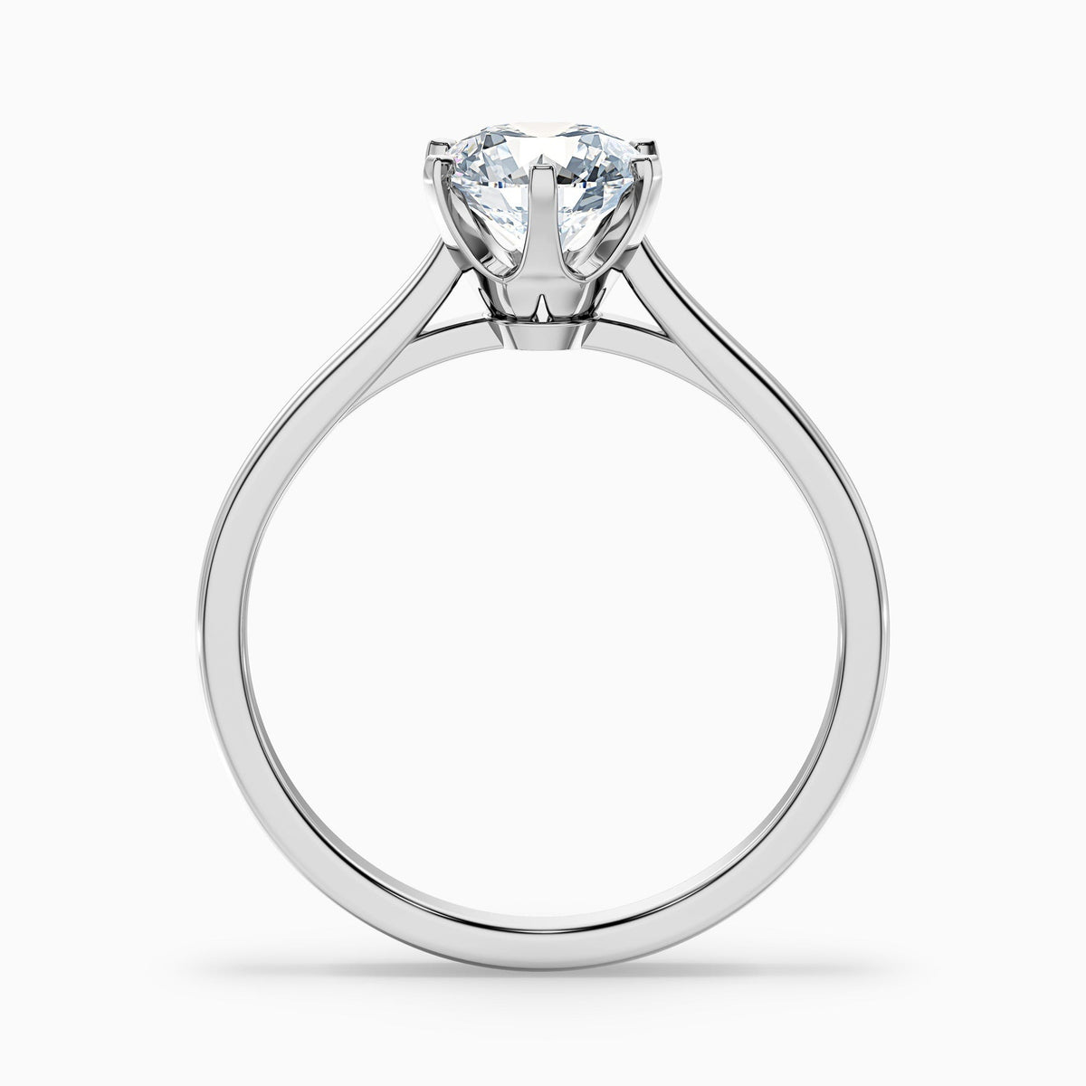 Glacier Round Solitaire Lab Grown Diamond Ring – Grown Leo