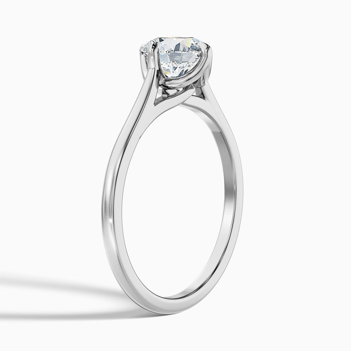 Rogue Round Cut Solitaire Lab Grown Engagement Ring – Grown Leo